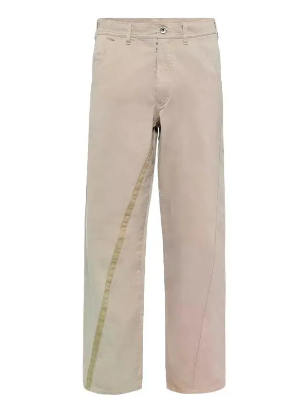MAISON MARGIELA Twisted Seam Straight-leg Trousers - Neutrals