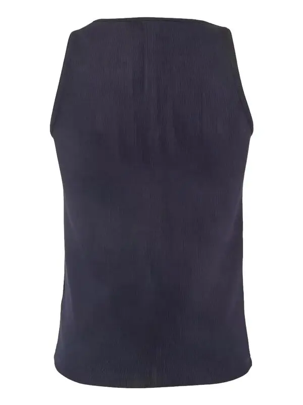 Bottega Veneta Ribbed-knit Tank Top - Blue