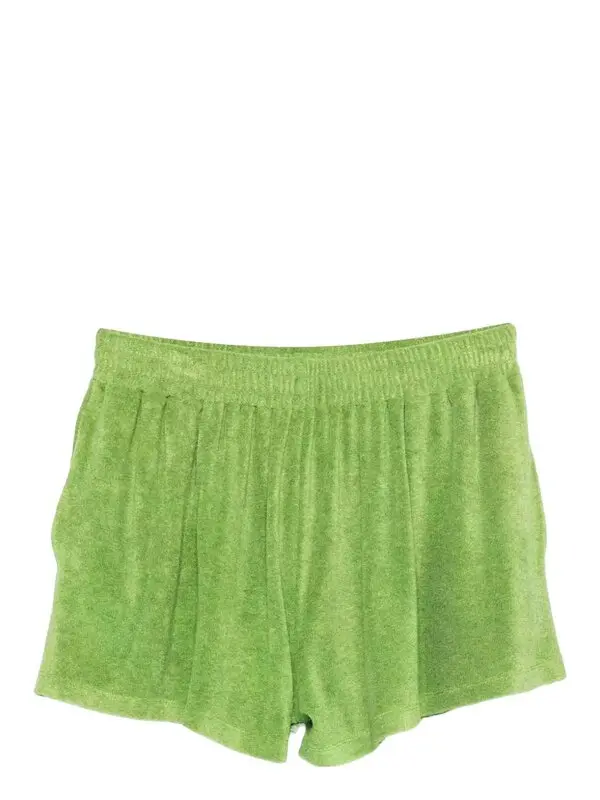 A.M.G. Terry Cloth Shorts - Green