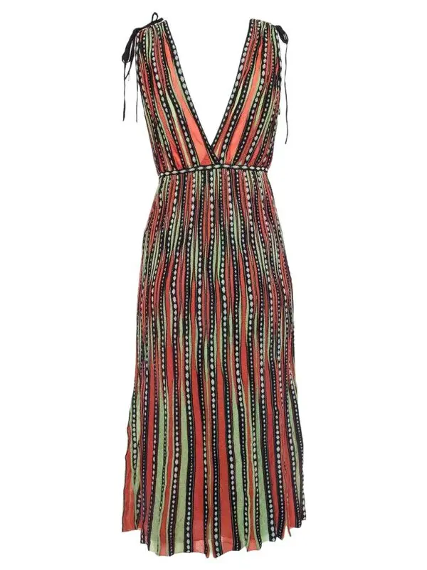 Missoni Knit Midi Dress - Orange