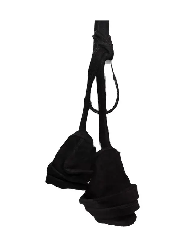Magda Butrym Brigitte Trapeze Floral-detail Tote Bag - Black