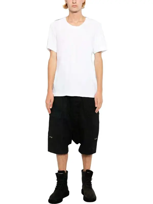 DEEPTI Cotton Crew-neck T-shirt - White