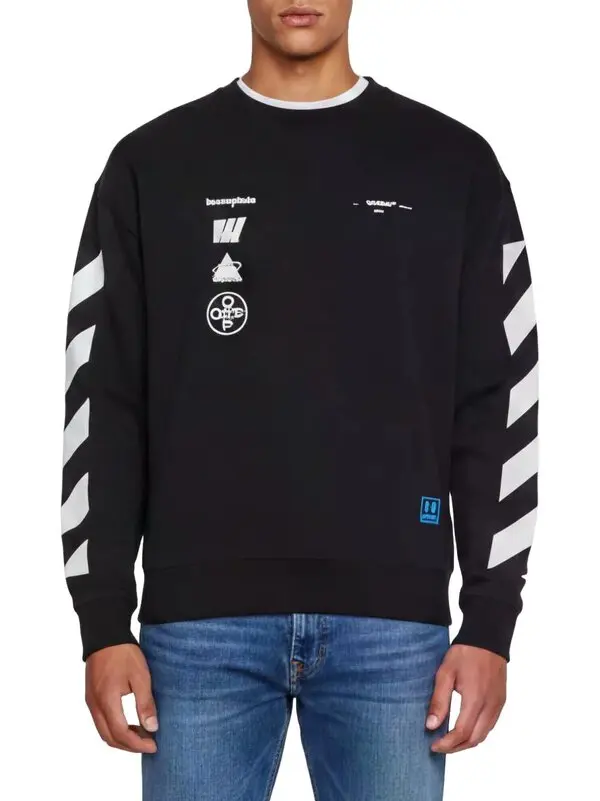 Off-White Diag Mariana De Silva Sweatshirt - Black