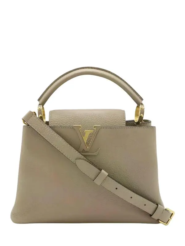 LOUIS VUITTON Taurillon Capucines Bb Satchel - Neutrals