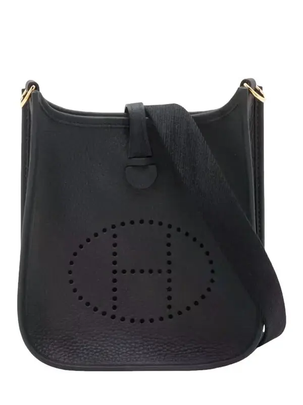 Hermès 2025 Clemence Evelyne 16 Amazone Crossbody Bag - Black