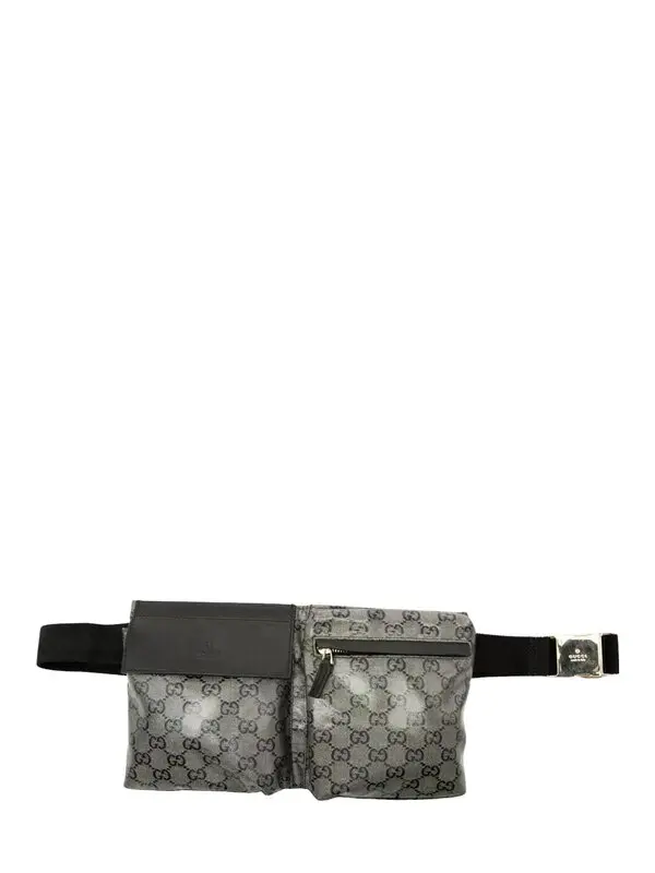 Gucci Gg Crystal Belt Bag - Grey
