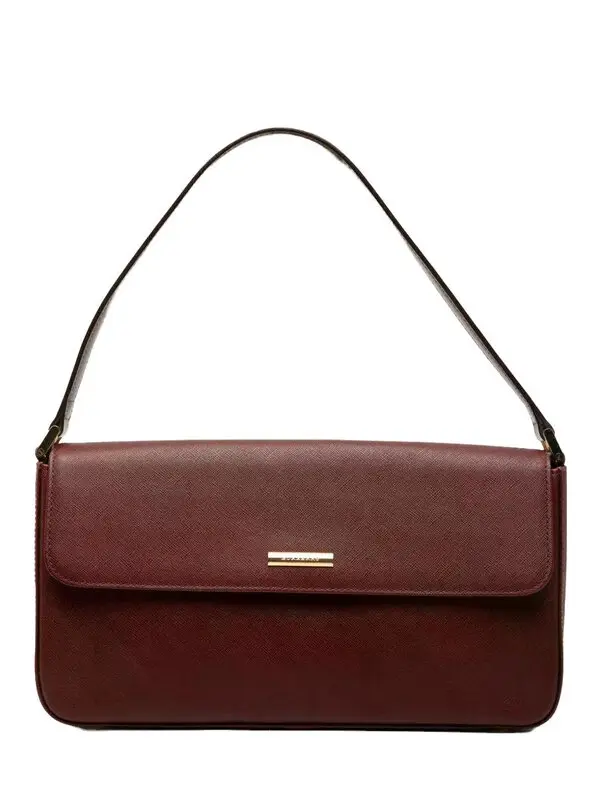 Burberry Leather Shoulder Bag - Red
