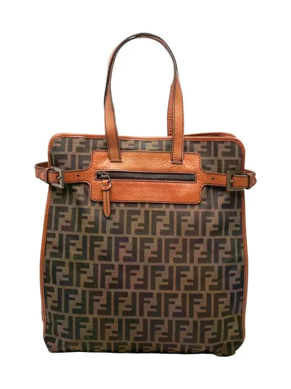 Fendi Zucca Canvas Tote Bag - Brown