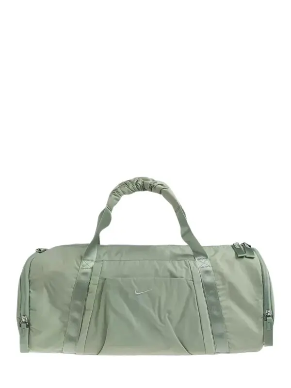 Nike Logo Embroidered Ruched Handle Holdall - Green
