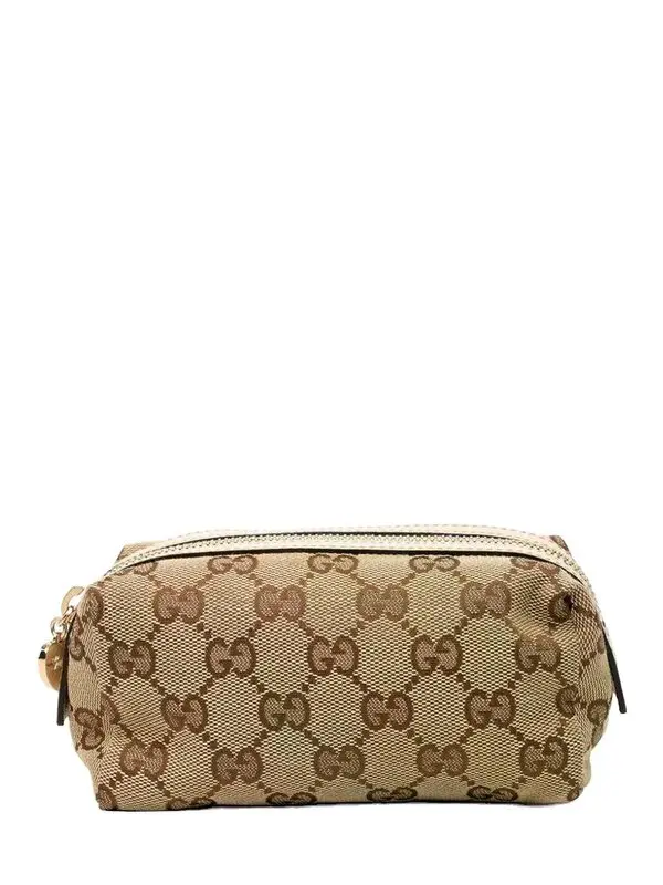 Gucci Gg Canvas Cosmetic Pouch - Neutrals