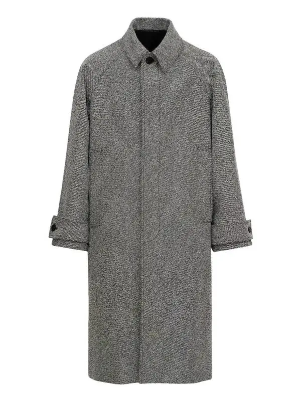 LGN LOUIS GABRIEL NOUCHI Twill Weave Coat - Black