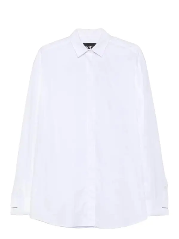 DONDUP Long-sleeve Shirt With Concealed Button Fastening - White