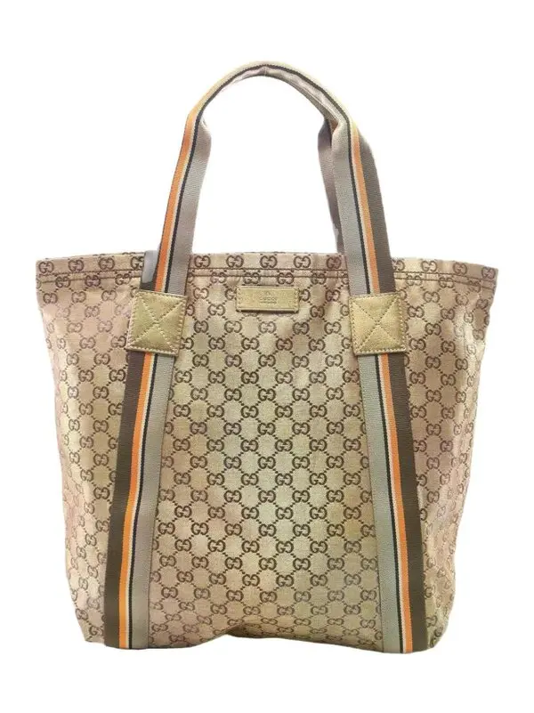Gucci 2000s Gg Supreme Tote Bag - Neutrals