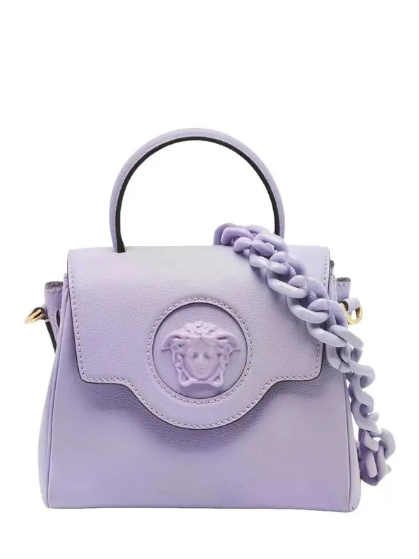Versace La Medusa Top Tote Bag - Purple