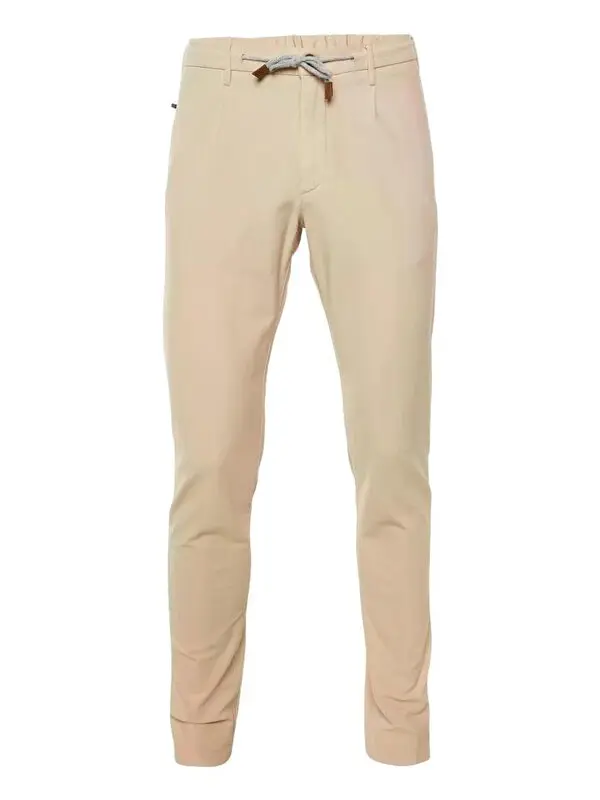 Eleventy Drawstring Waist Trousers - Neutrals