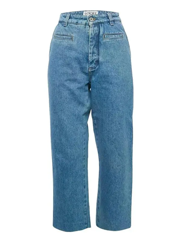 Loewe High-rise Straight-leg Jeans - Blue