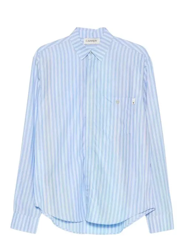 CARRER Easo Striped Shirt - Blue