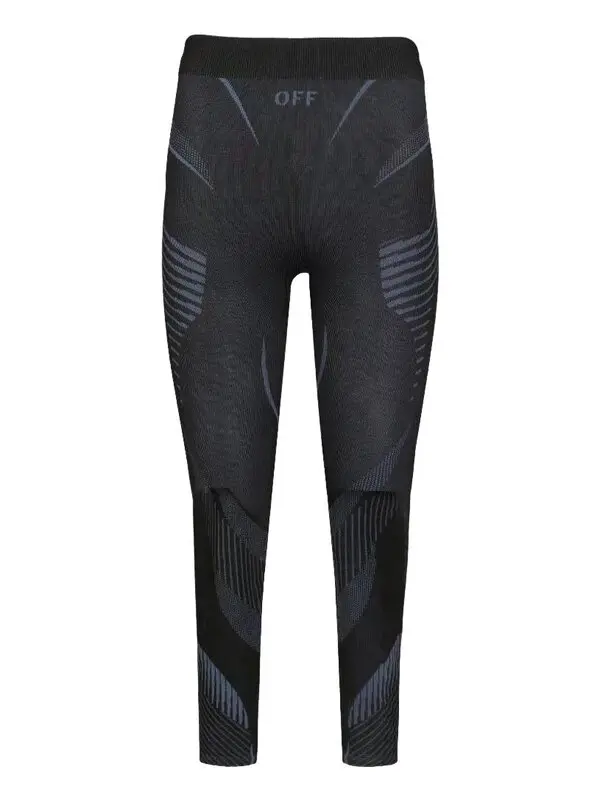 Off-White Racing Seamless Leggings - Black