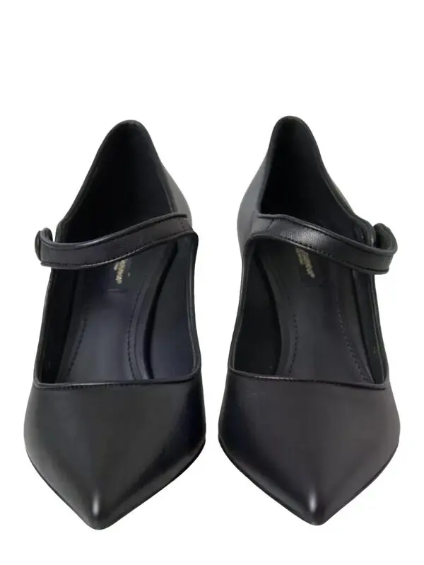 Dolce & Gabbana Mary Jane Leather Pumps - Black