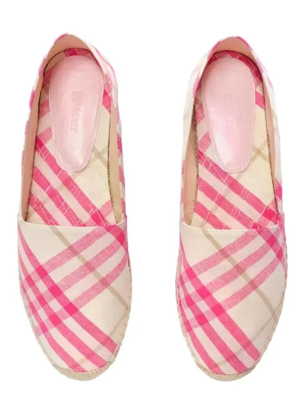 Burberry Check Mews Flat Espadrilles - Neutrals