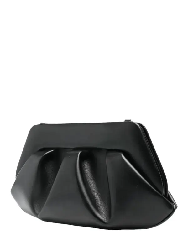 THEMOIRE Bios Ruched Tote Bag - Black