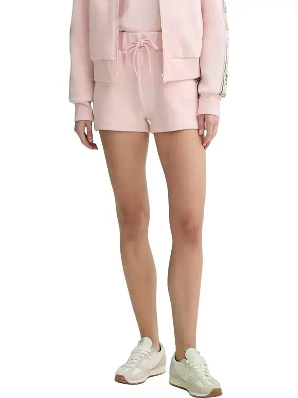 Guess Logo Tape Drawstring Shorts - Pink