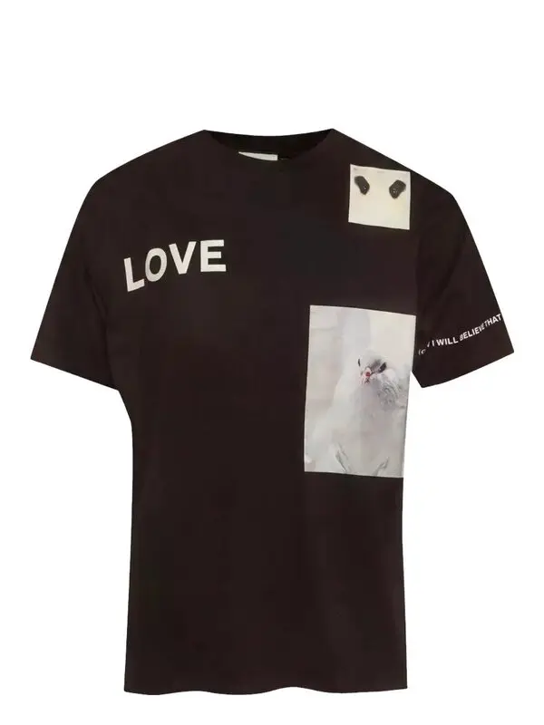 Burberry Graphic-print T-shirt - Black