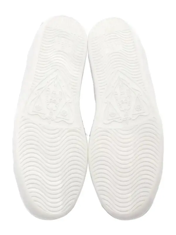 Gucci Bee Web Stripe Sneakers - White