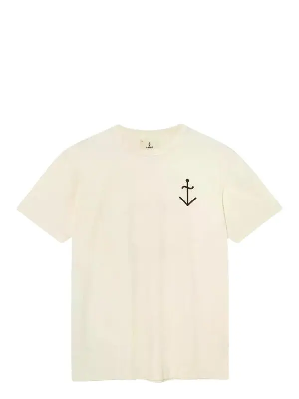 LA PAZ Guerreiro Porto Graphic-print T-shirt - Neutrals