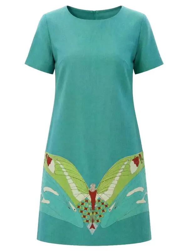 LANRE DA SILVA AJAYI A-line Mini Dress - Green