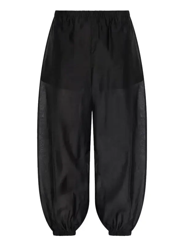 BY MALENE BIRGER Lumas Wide Leg Trousers - Black