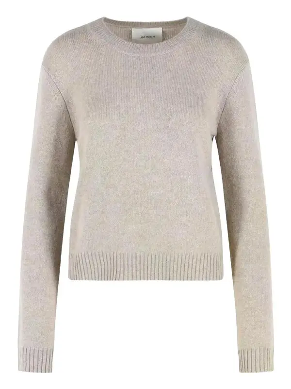 LISA YANG Ribbed-trim Cashmere Sweater - Neutrals