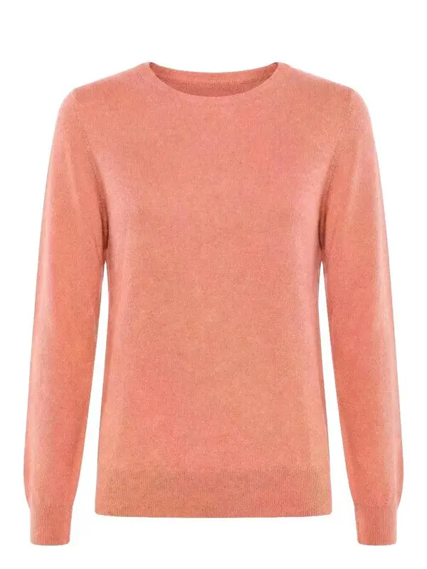 Malo Crew Neck Long Sleeve Sweater - Pink