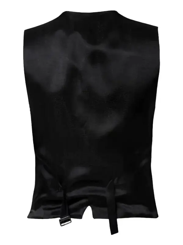 Dolce & Gabbana Sequin Embellished V-neck Waistcoat - Red