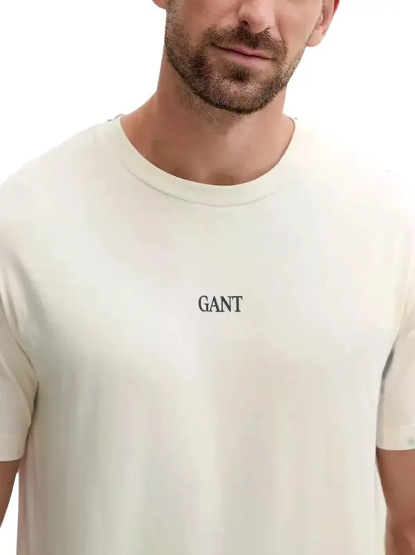 Gant Crew-neck T-shirt - Neutrals