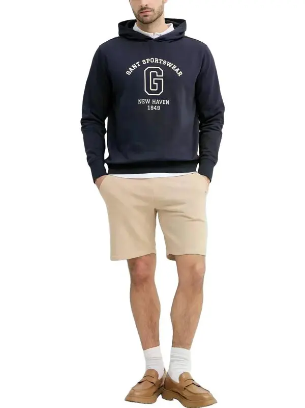 Gant Graphic Print Hoodie - Blue