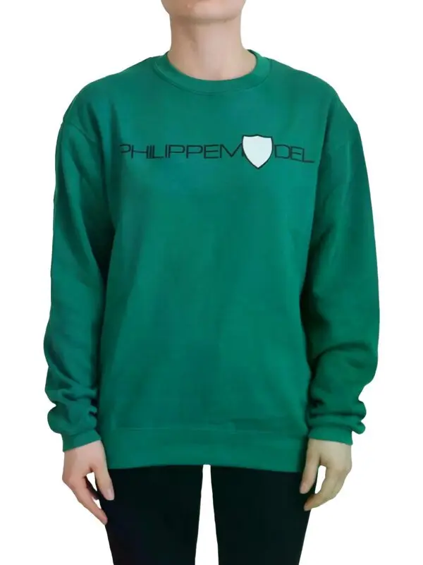 Philippe Model Logo Print Sweater - Green