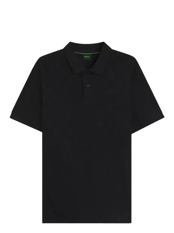 BOSS X Porsche Logo Detail Polo - Black