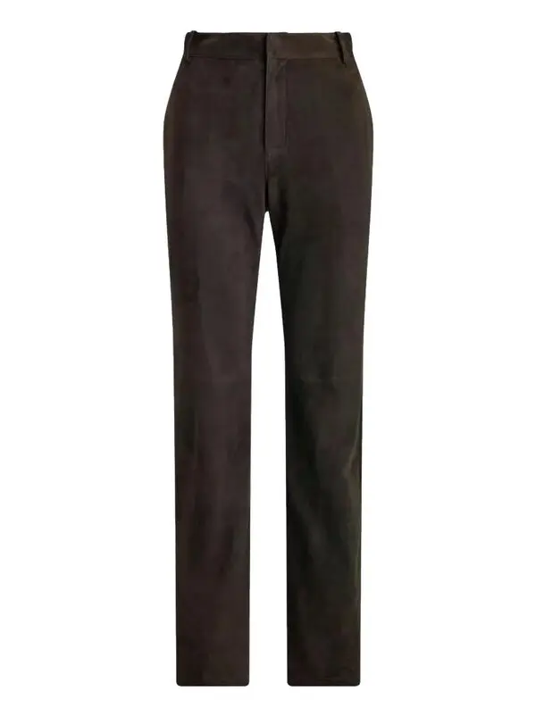 Ralph Lauren Keegan Suede Trousers - Brown
