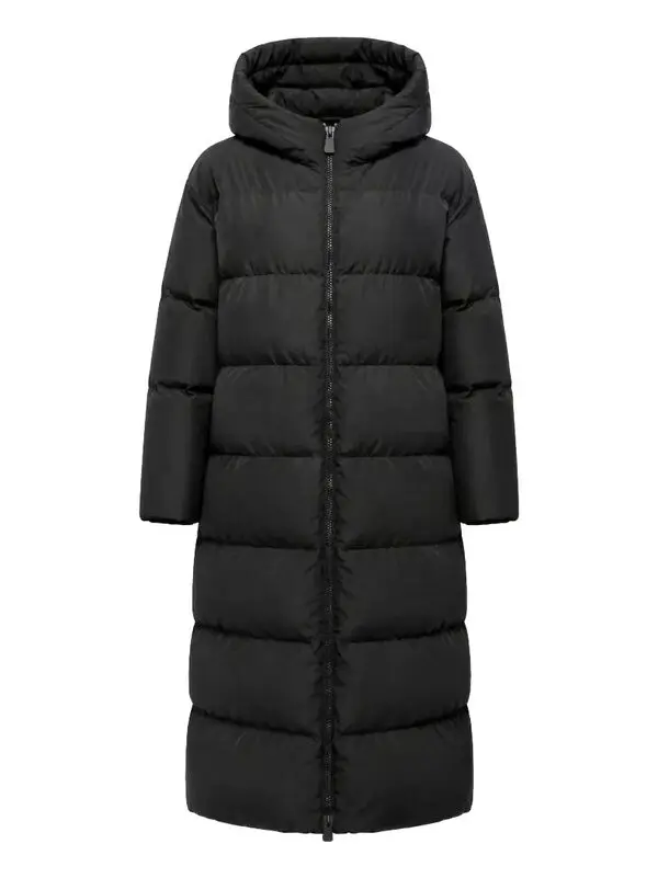 Bacon Cloud Giant Hooded Puffer Coat - Black