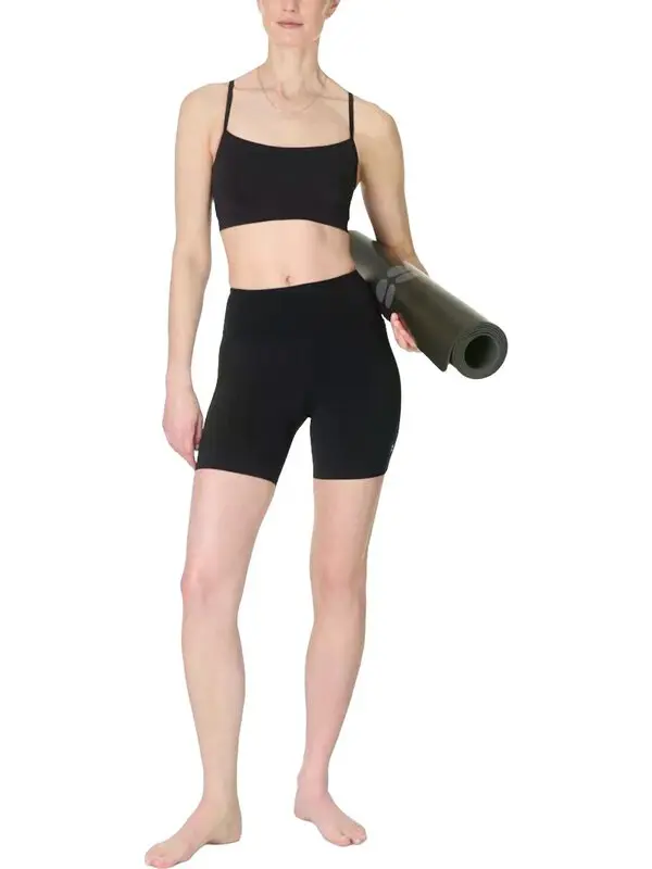 Sweaty Betty High-waisted Side-pocket Shorts - Black