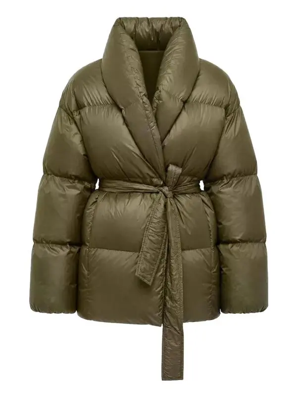 Bacon Dada Quilted Wrap Jacket - Green