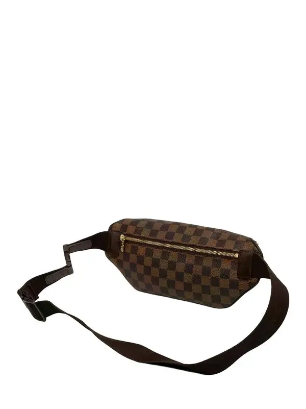 LOUIS VUITTON Damier Ebene Melville Belt Bag - Brown