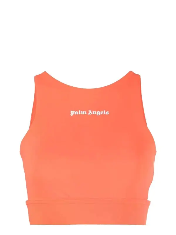 Palm Angels Cropped Training Top - Orange
