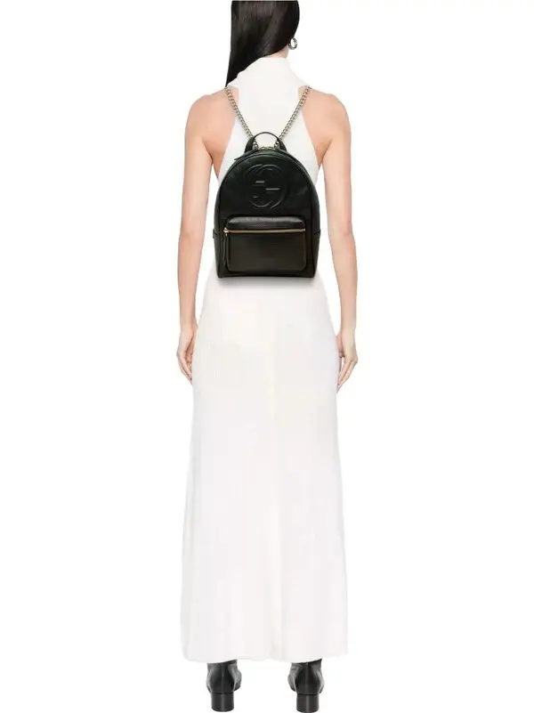 Gucci Soho Chain Backpack - Black