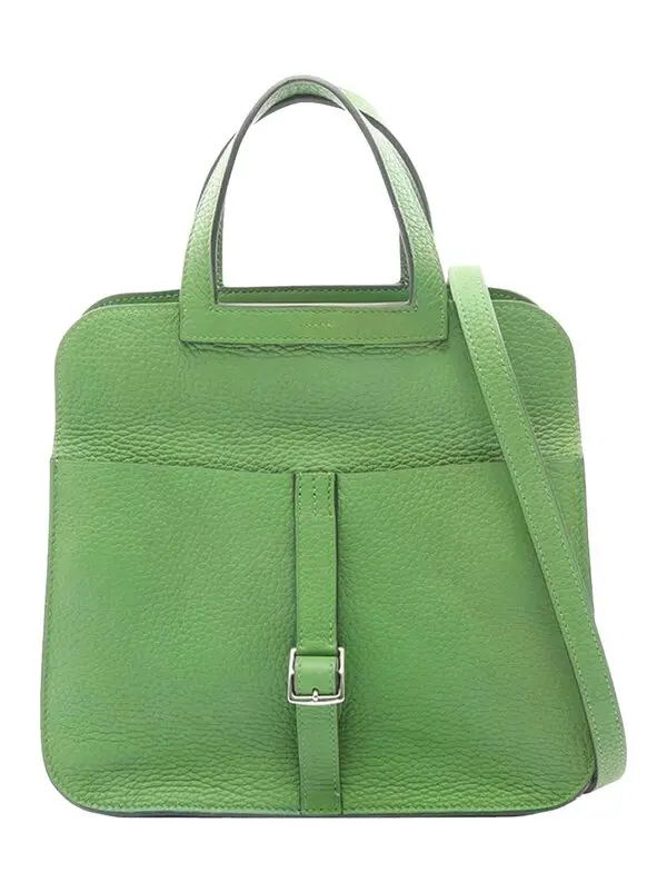 Hermès Halzan 25 Satchel - Green