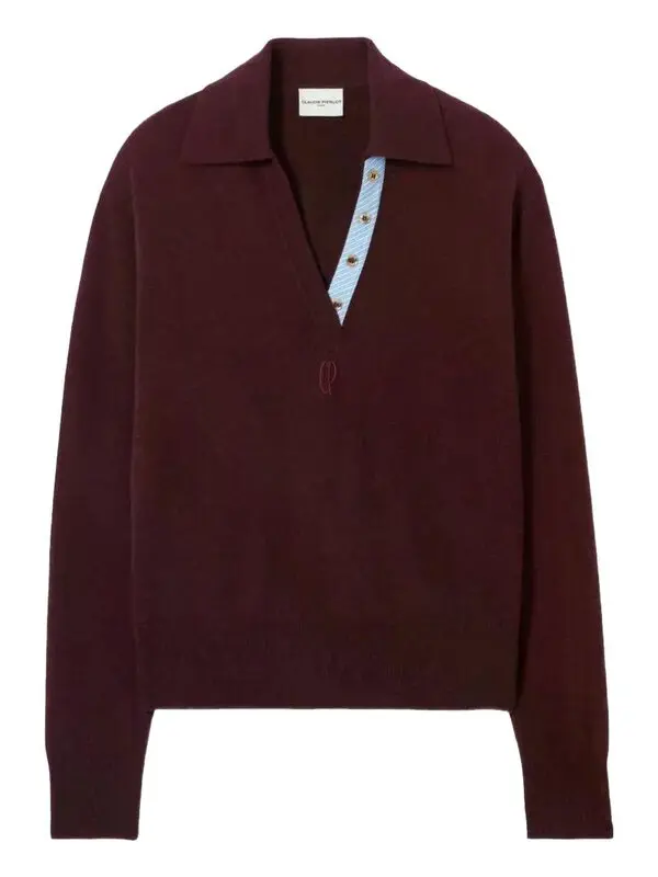 Claudie Pierlot Wool And Cashmere Jumper - Red