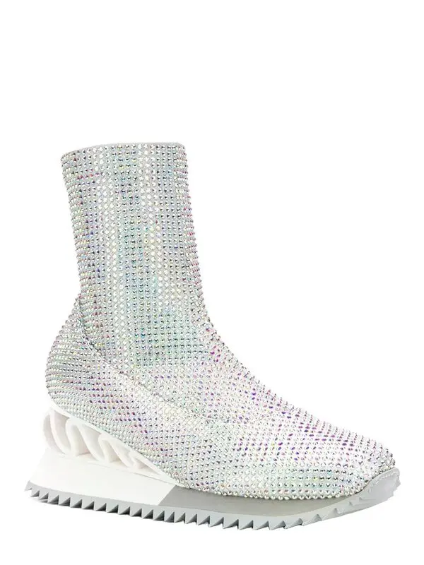 LE SILLA Queen Burma Sneaker Boots - Silver