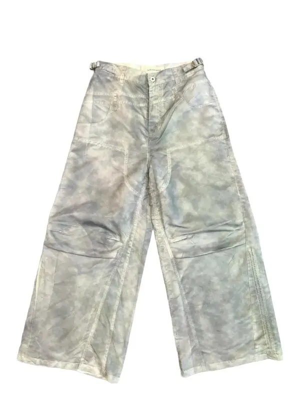 FENG CHEN WANG Rear-pocket Trousers - Blue