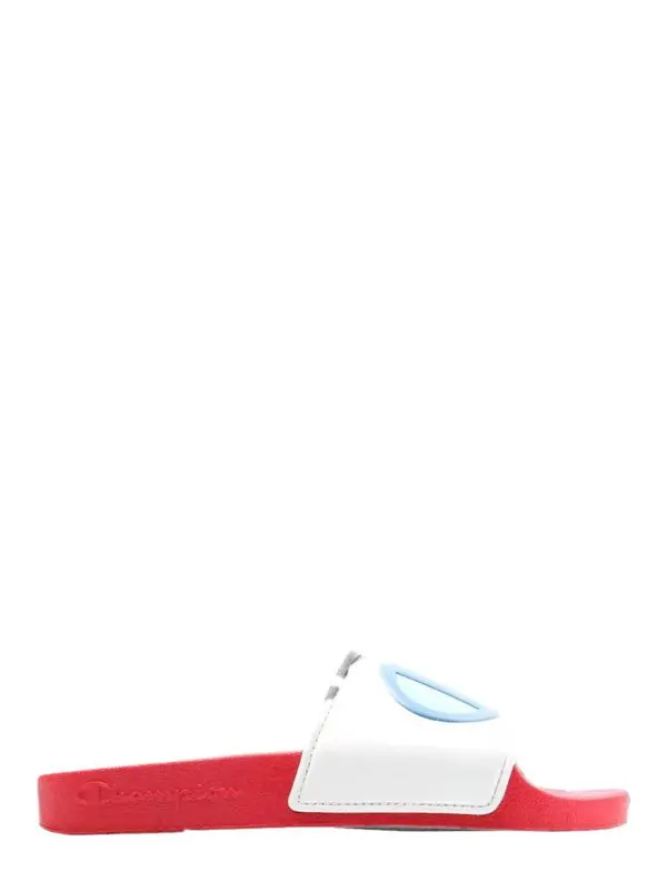 Champion Ipo Color-block Slides - White